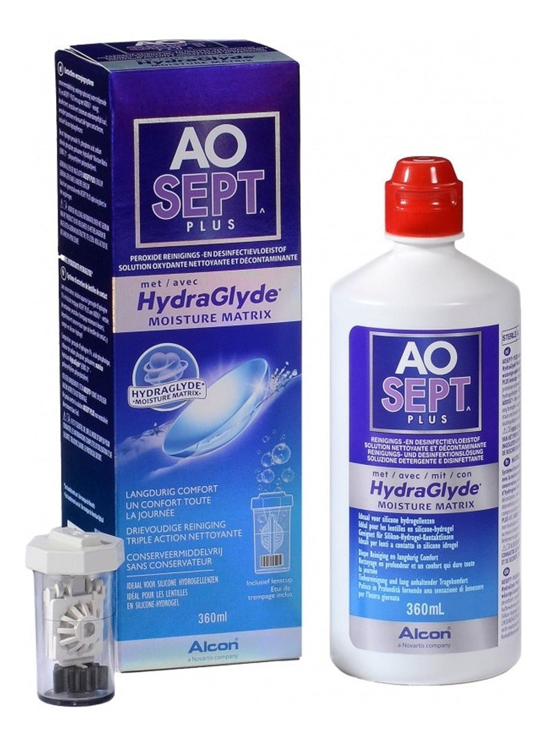 Aosept Plus Hydraglyde 360ml – Tienda Óptica